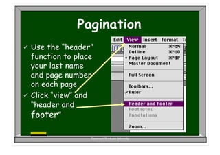 MLA Manuscript Format | PPT