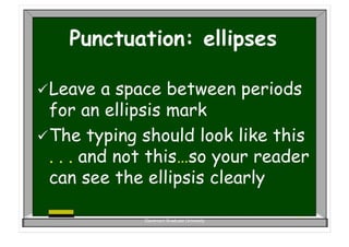 MLA Manuscript Format | PPT