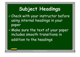 MLA Manuscript Format | PPT