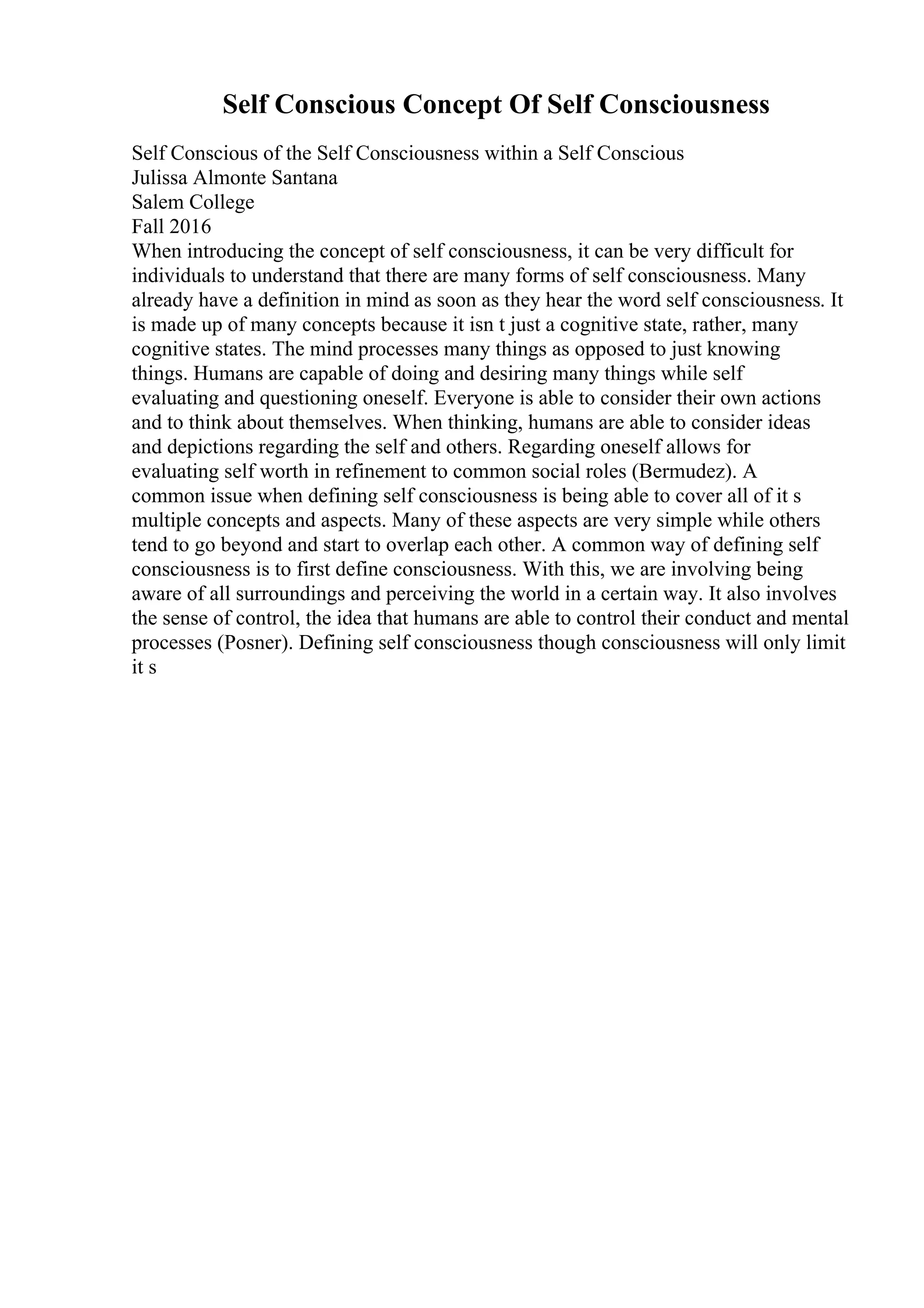 Mla Narrative Essay Format | PDF