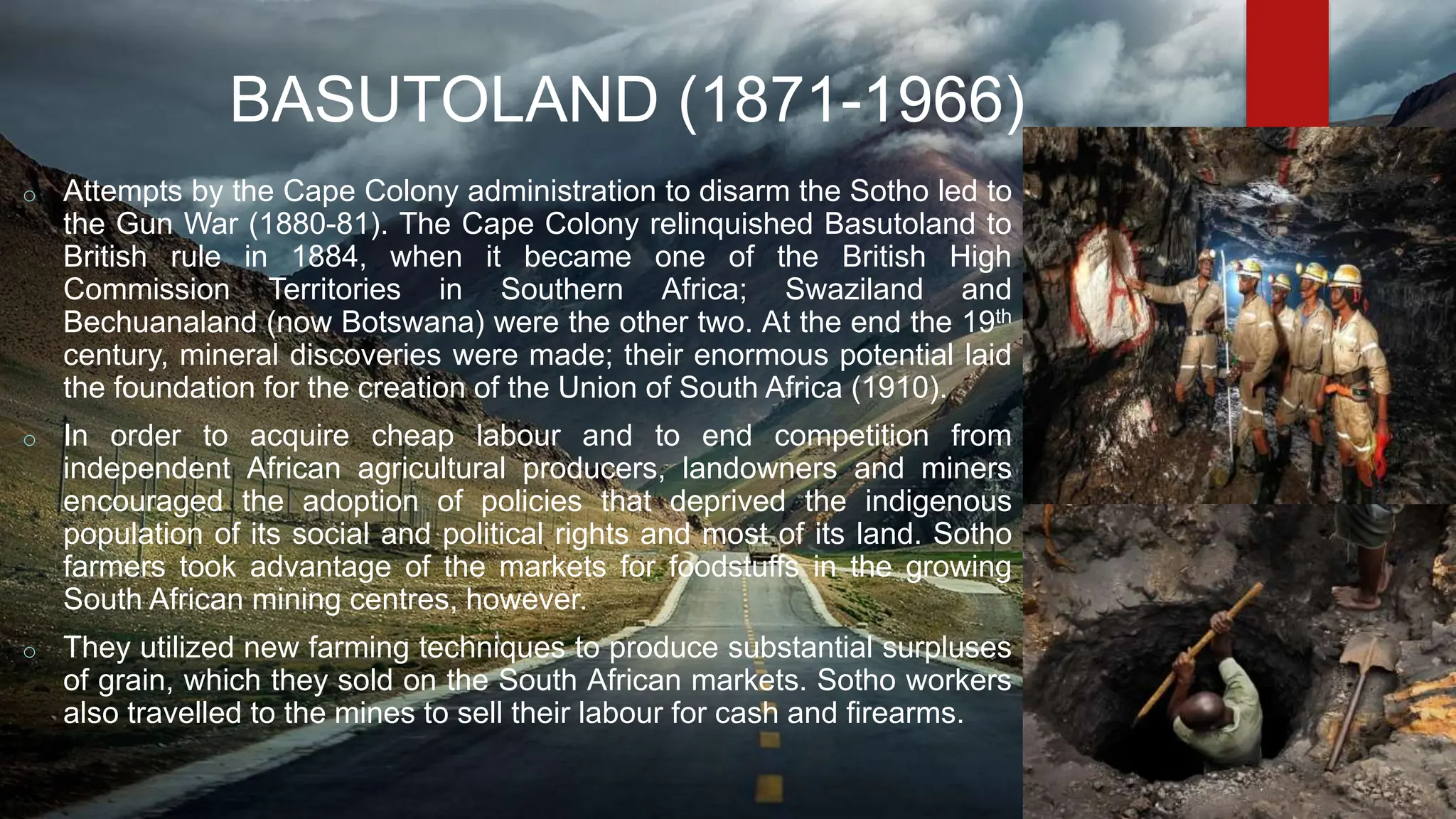 Lesotho history, Basotho languages, Basotho mode of transport | PPTX