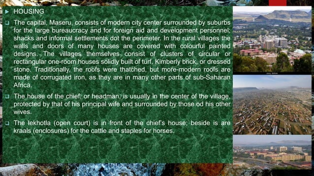 Lesotho history, Basotho languages, Basotho mode of transport | PPTX
