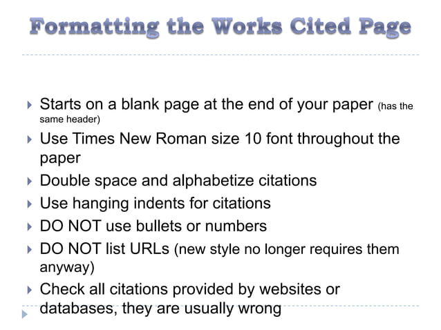 MLA Powerpoint 2009 | PPT