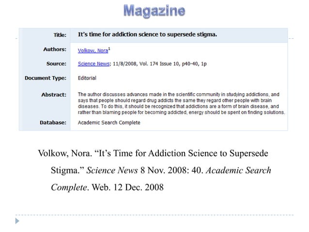 MLA Powerpoint 2009 | PPSX