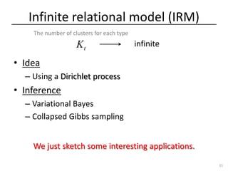 Machine Learning : Latent variable models for discrete data (Topic model ...) | PPT
