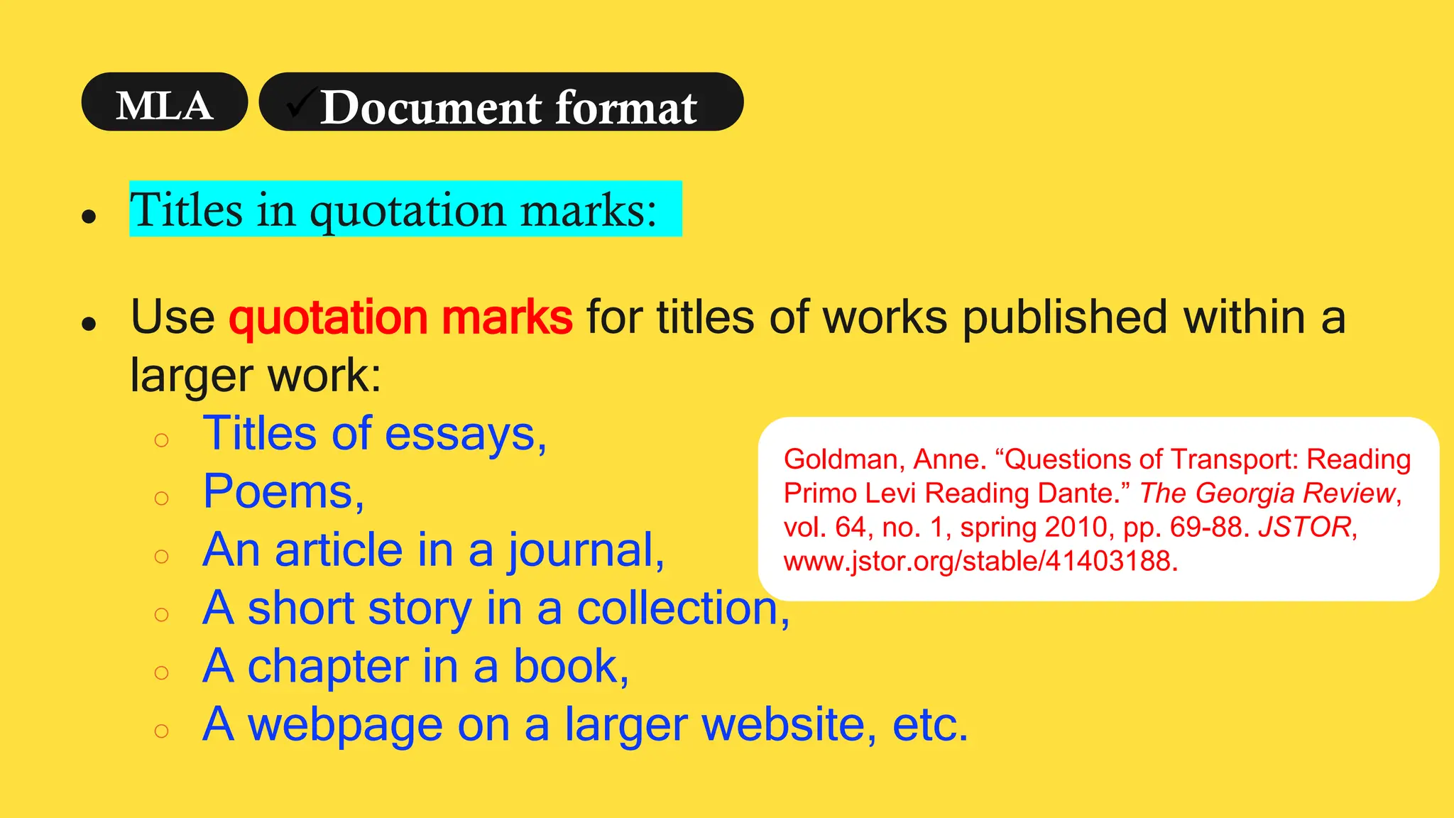 Modern Language Association- Research Methodology | PPTX