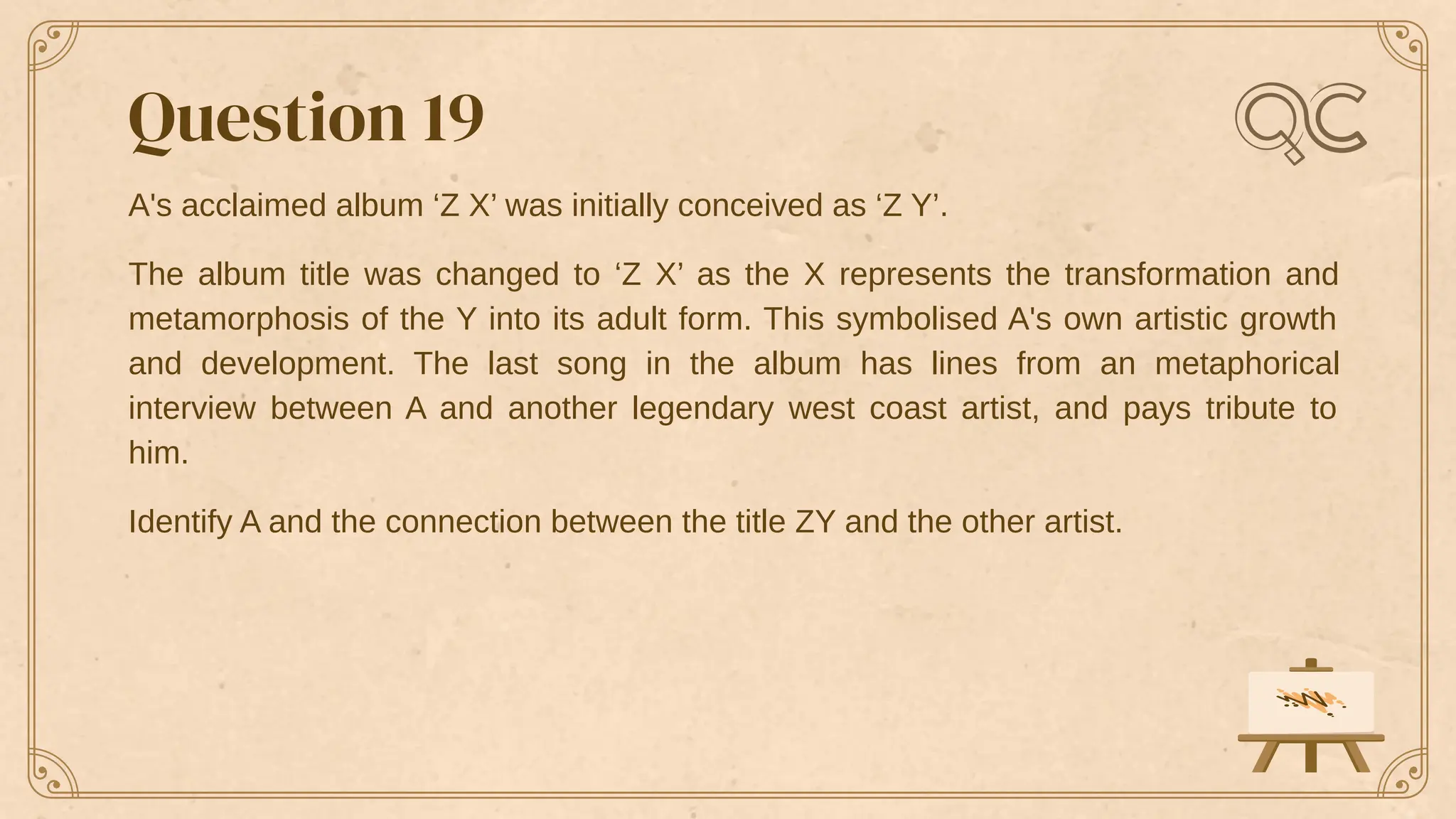 Music, Literature & Arts (MLA) Quiz - 7th July 2024, Quiz Club NITW | PDF