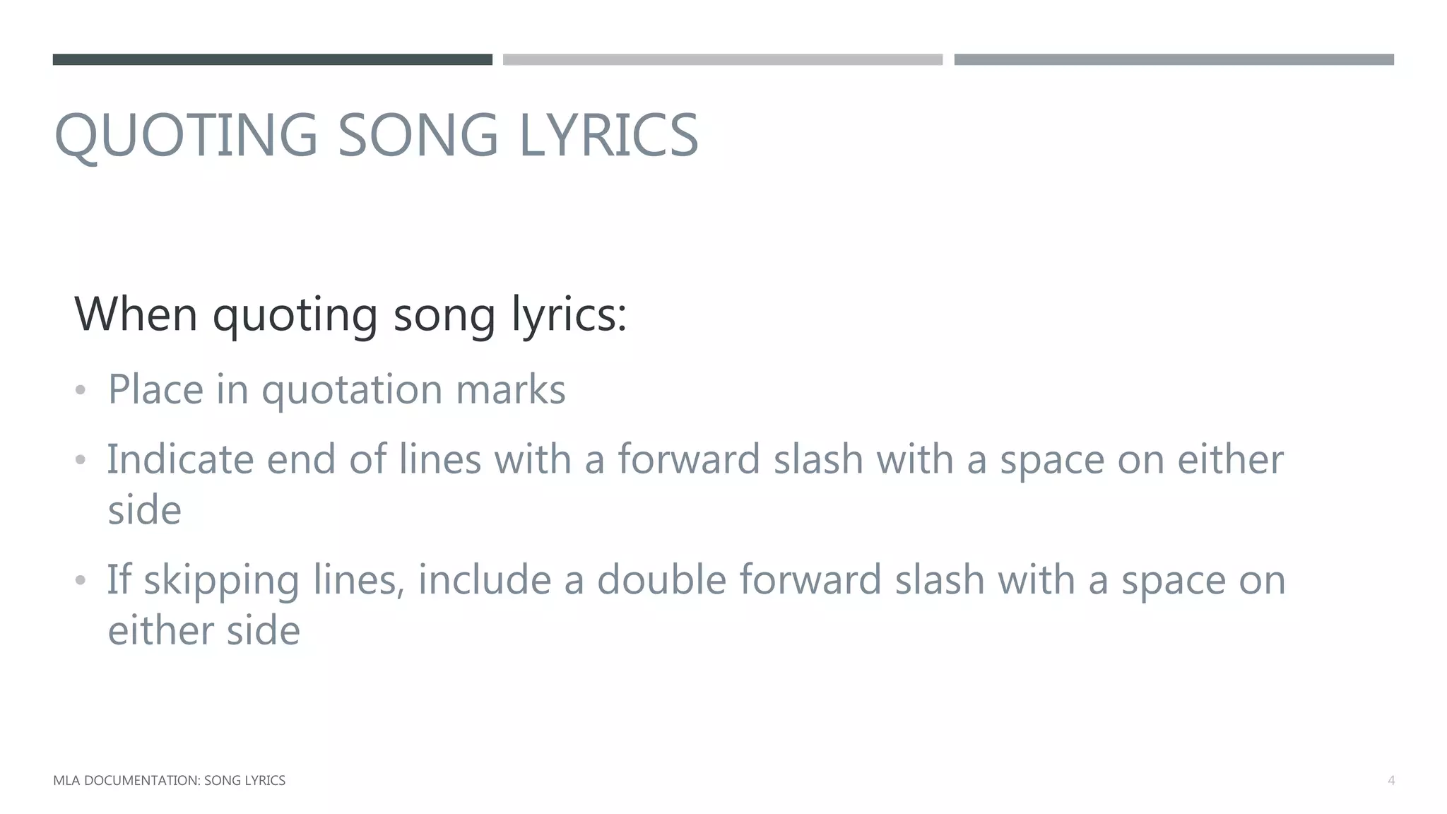 MLA Song Lyrics.pptx