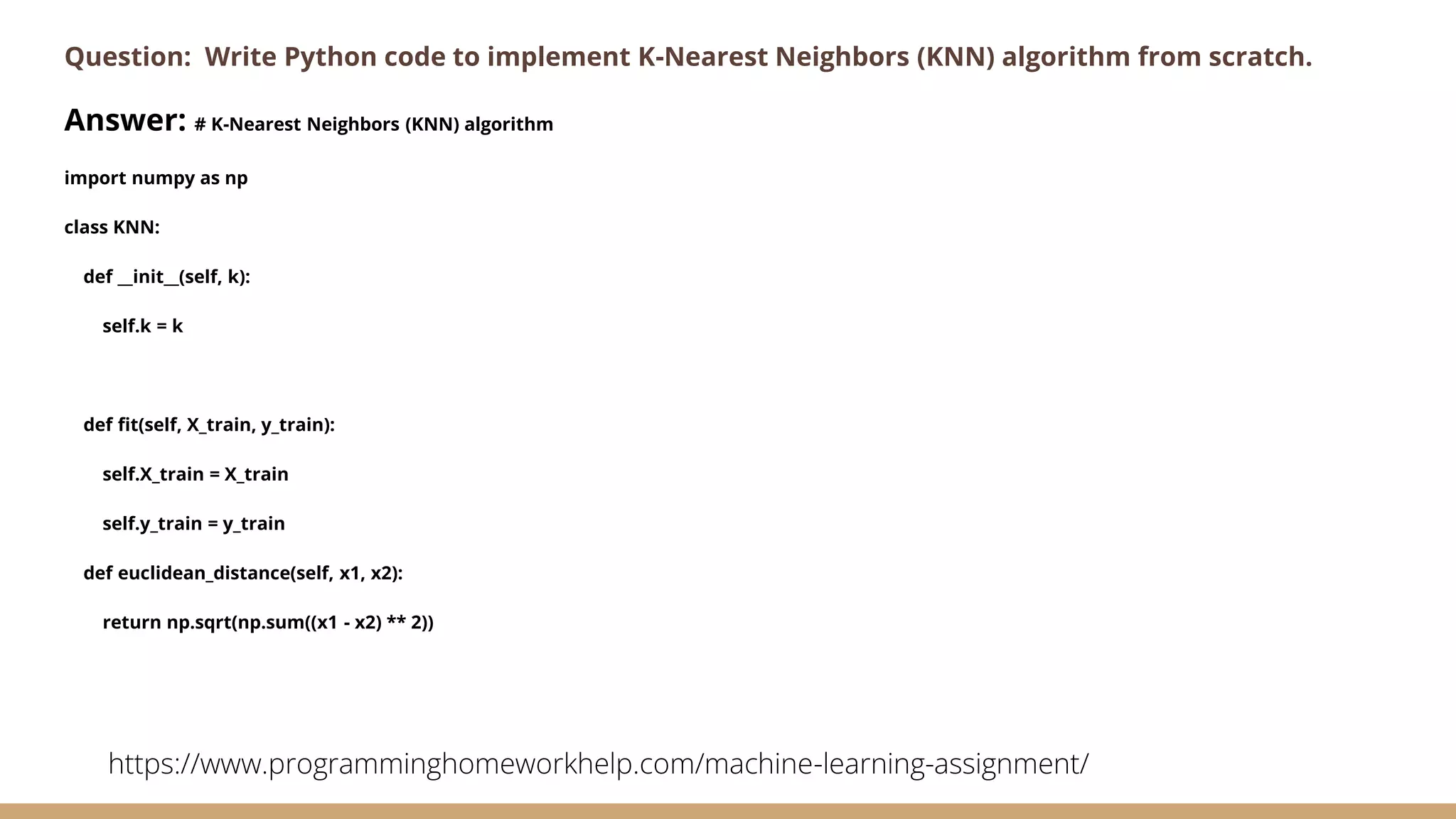ML Assignment help.pptx | Technology & Computing