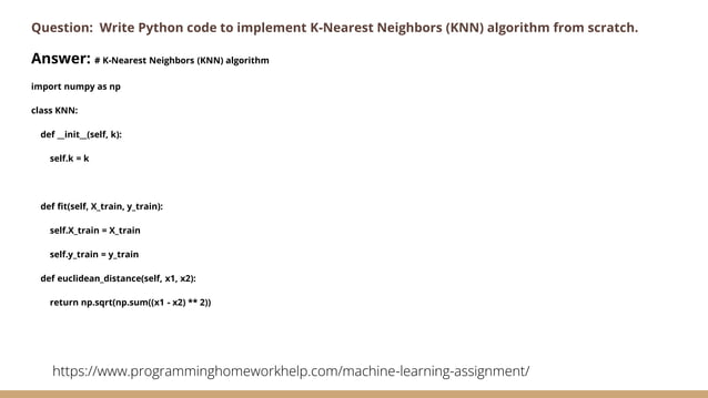ML Assignment help.pptx | Technology & Computing