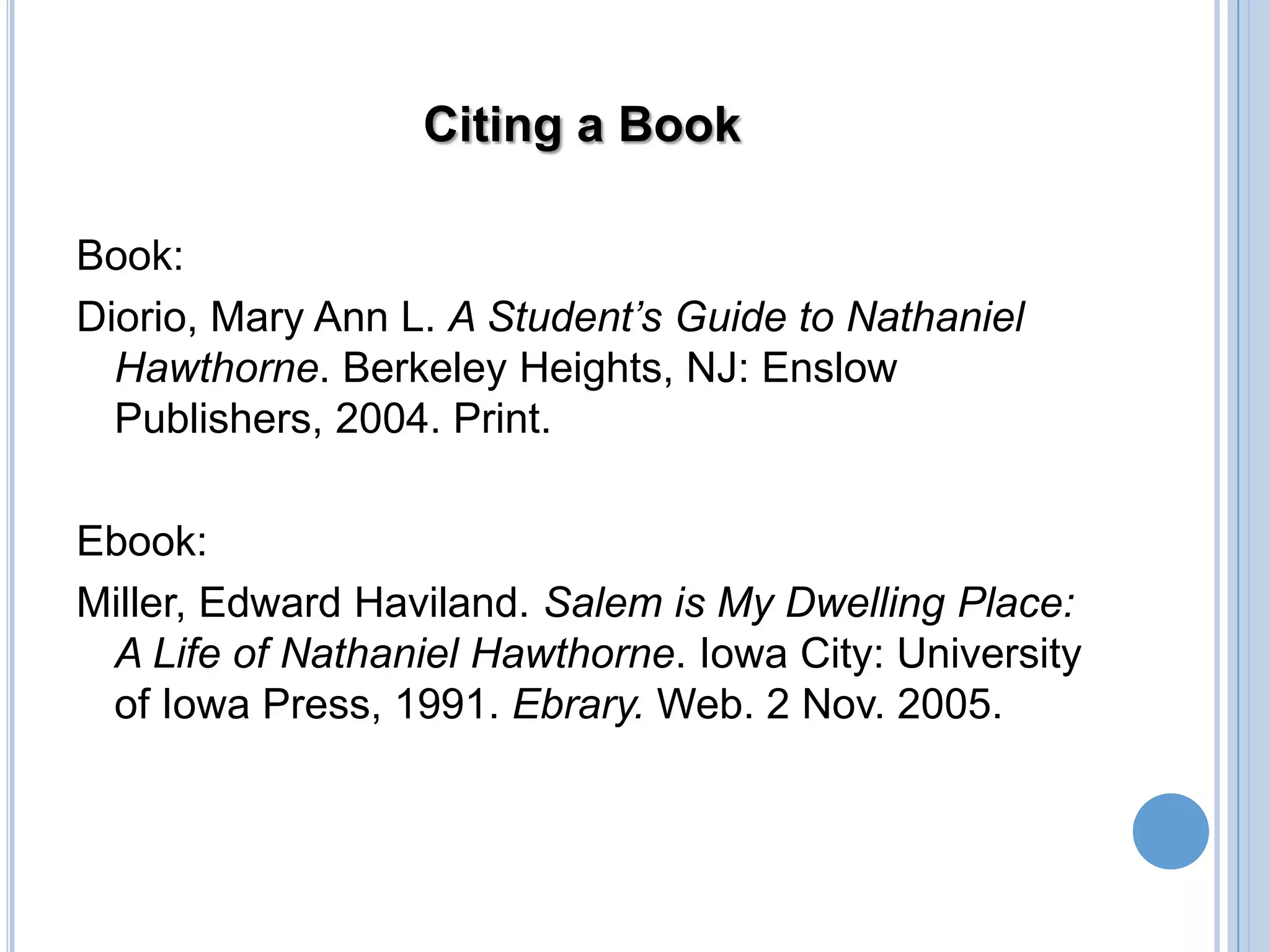 Mla style 7th edition | PPT