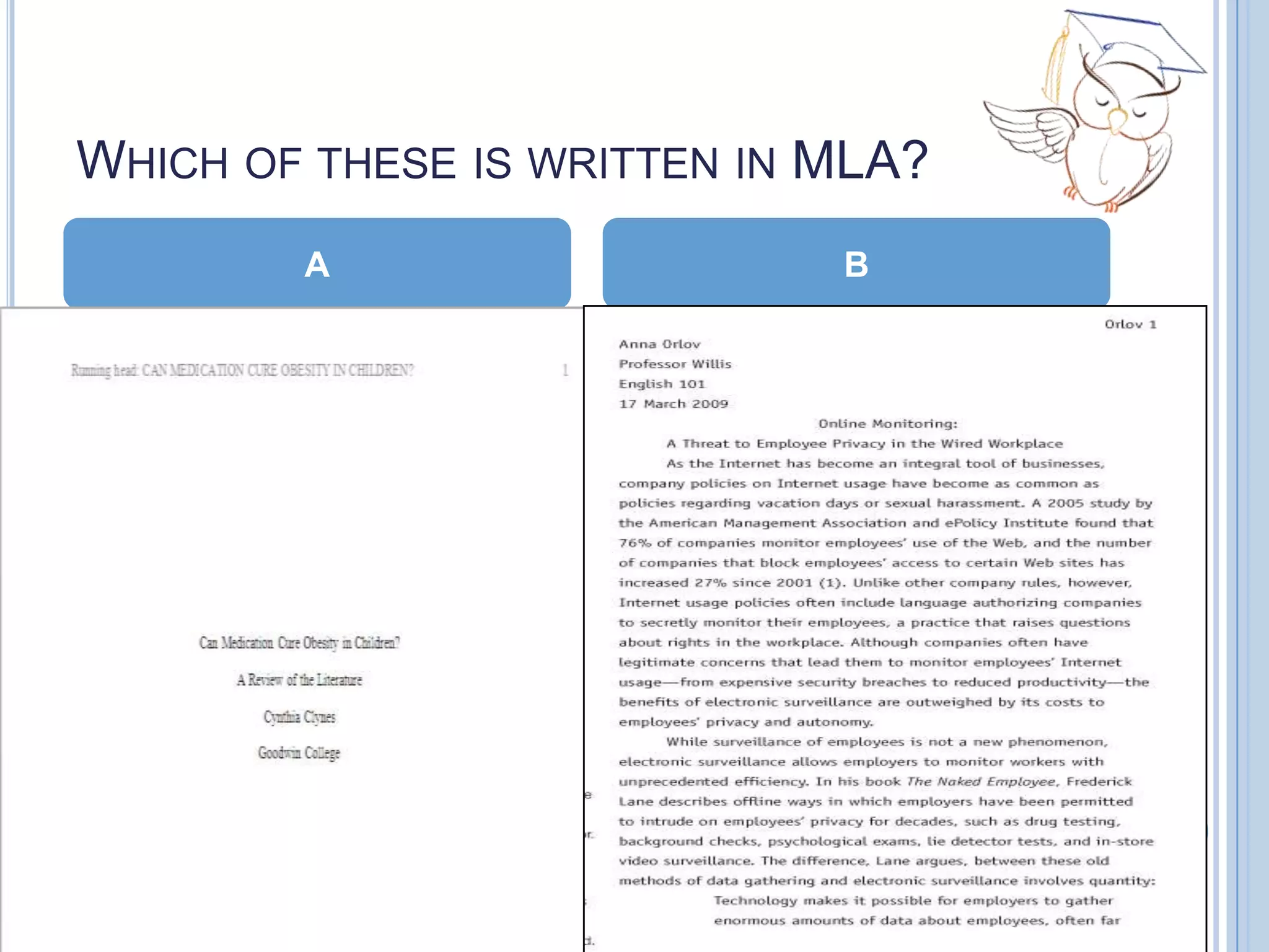 Mla style 7th edition | PPT
