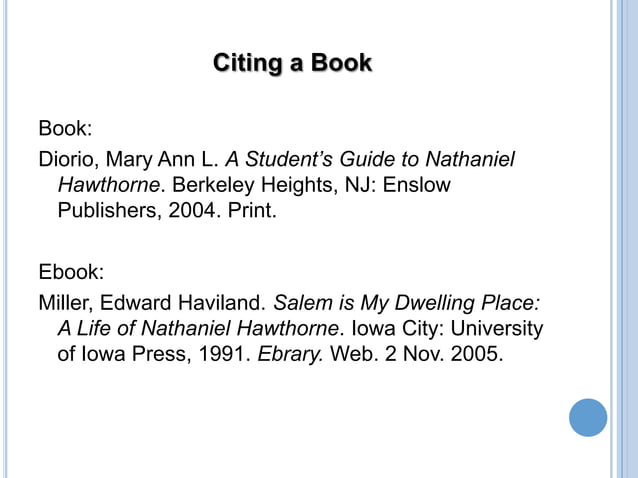 Mla style 7th edition | PPT