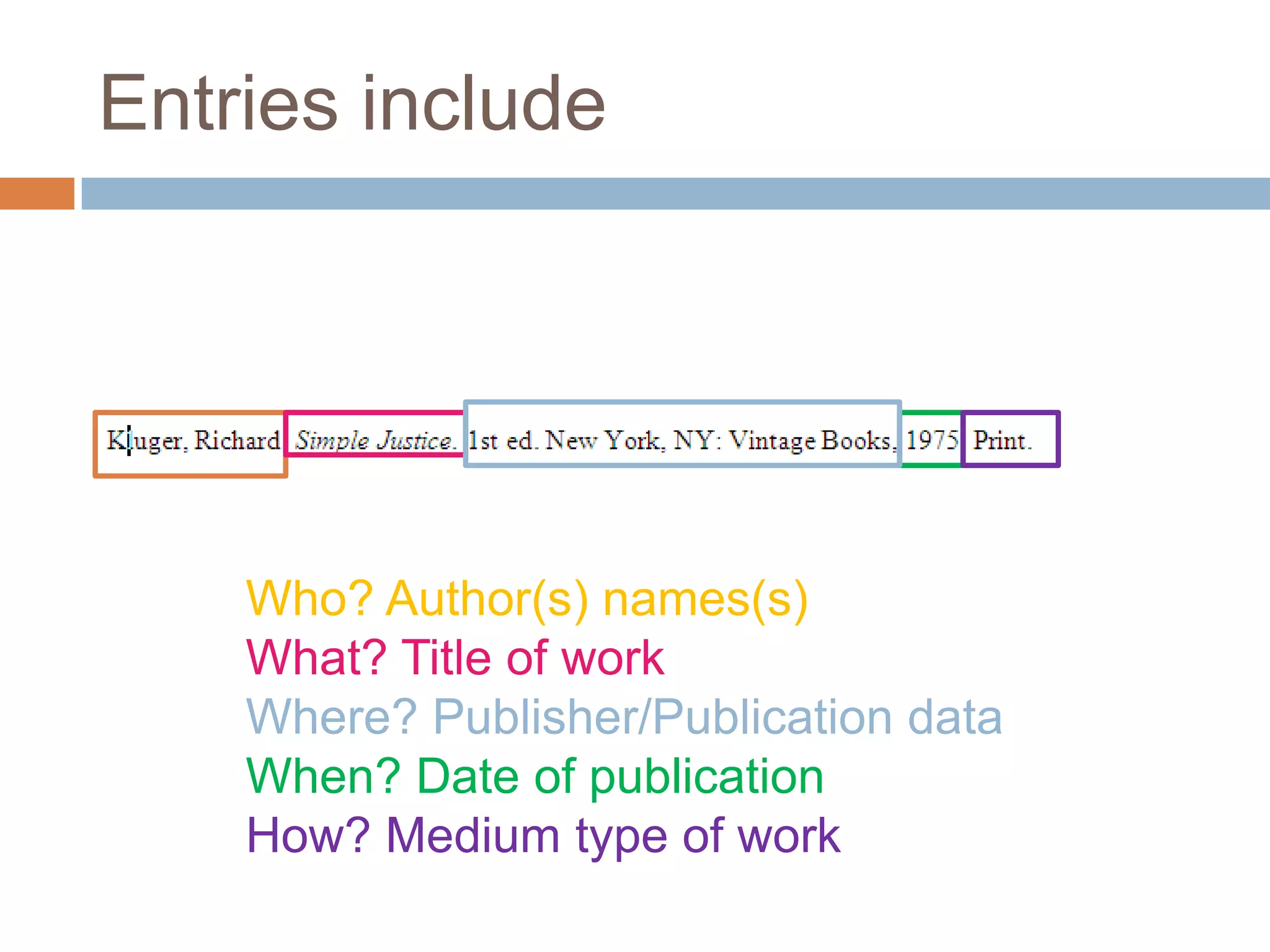 Mla style basics | PPT