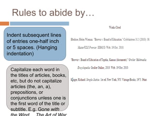 Mla style basics | PPT