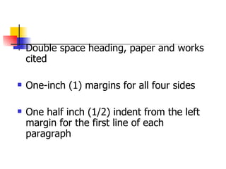 Mla style documentation | PPT