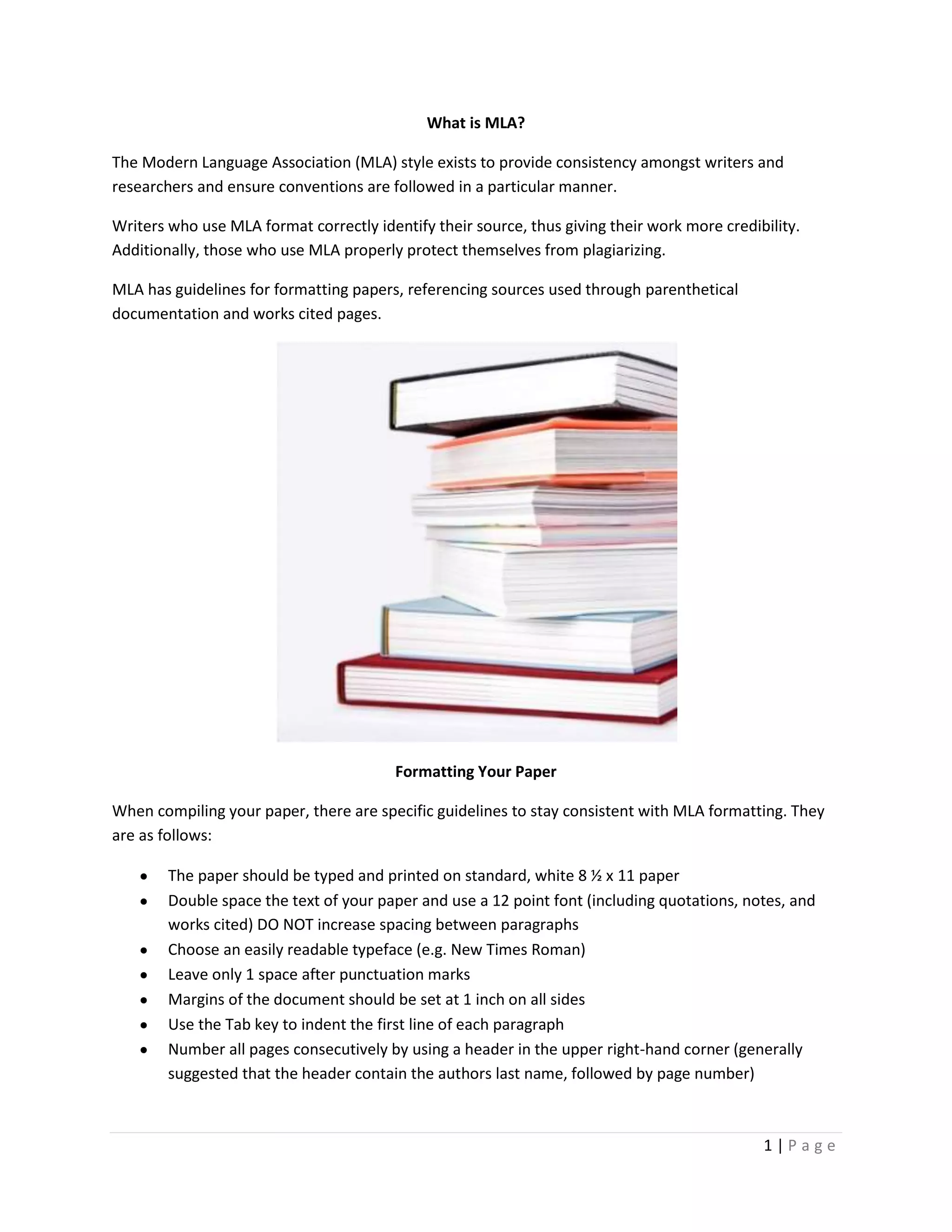 MLA Style Guide (Updated Nov 2013) | DOCX | Books and Literature