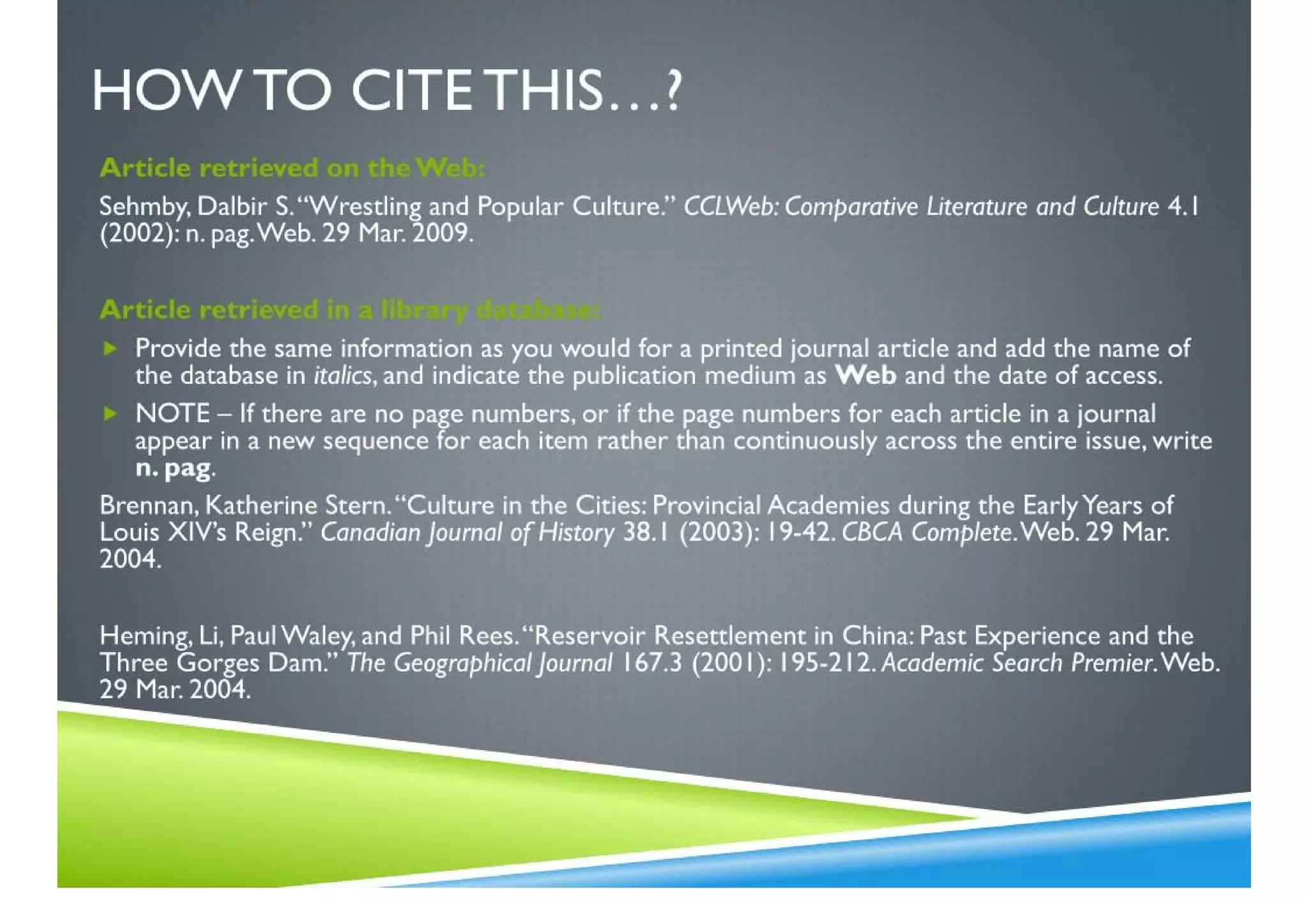 MLA Style Guide | PDF