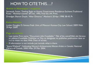 MLA Style Guide | PDF