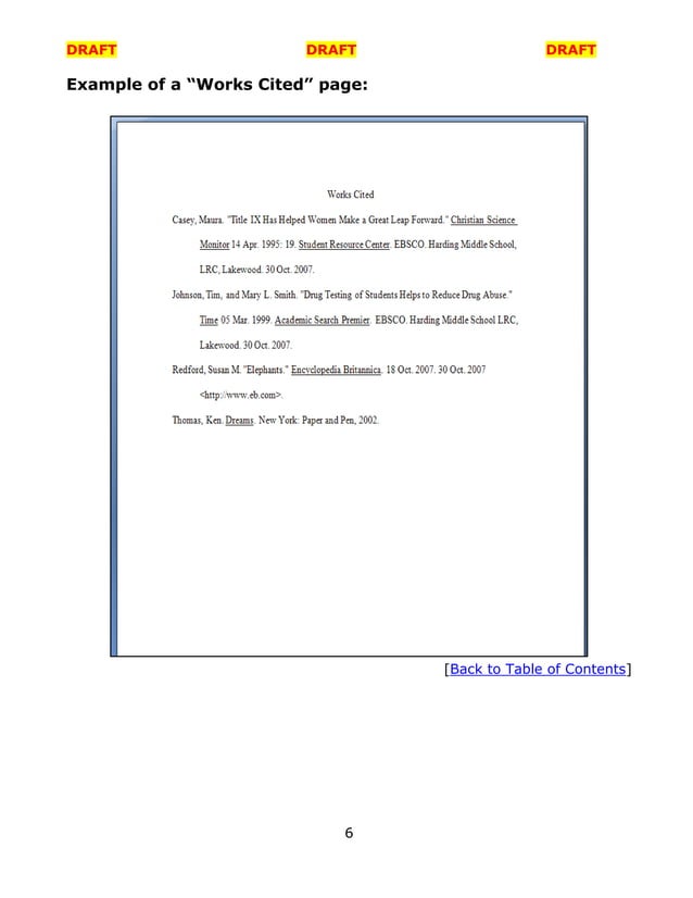 Mla style guide for middle schools -guidelines for making a bibliography and documenting sources ...