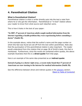 Mla style guide for middle schools -guidelines for making a ...