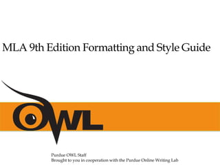 MLA Style Guidelines.pptx