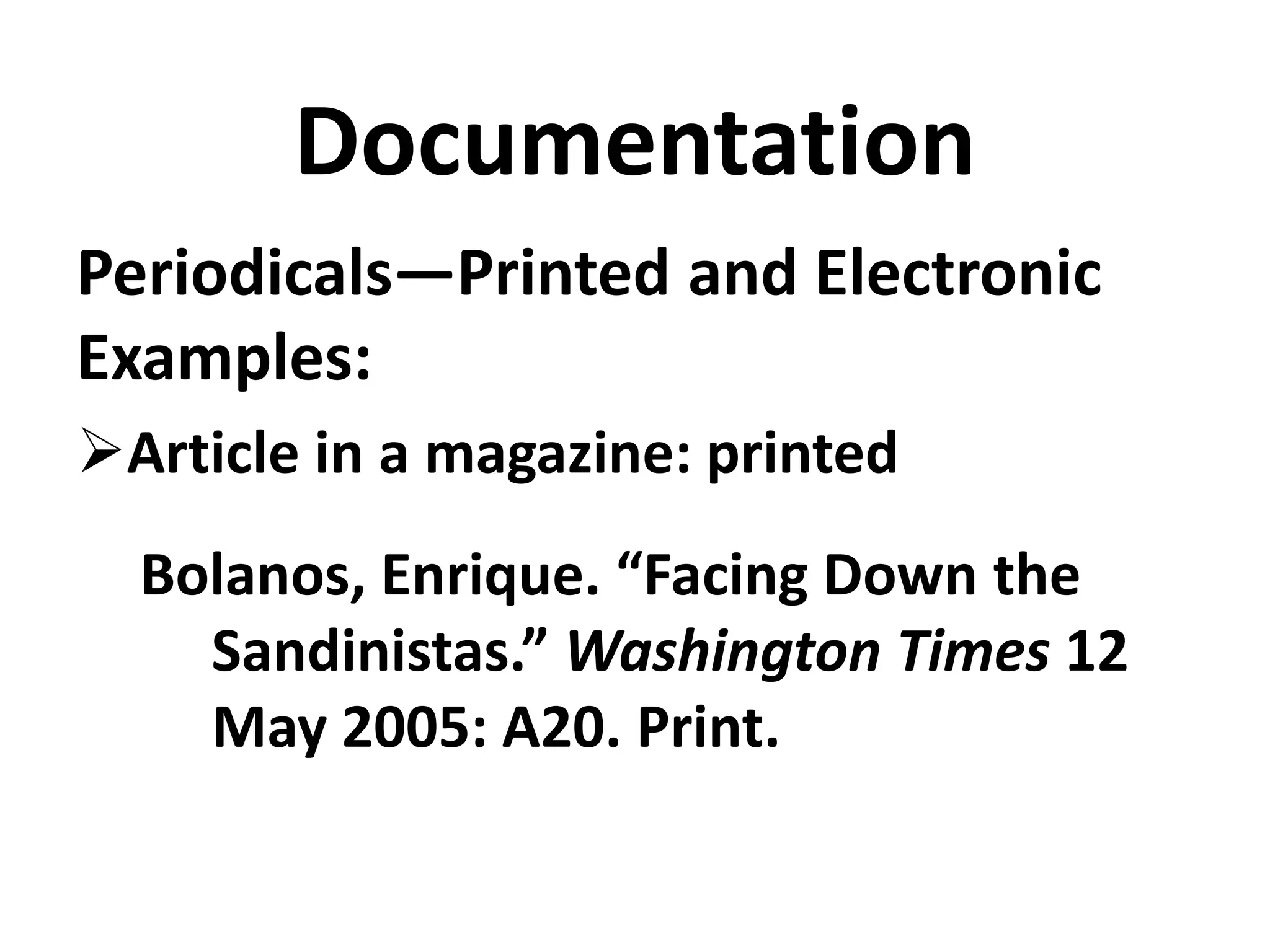 MLA style guide seminar | PPTX