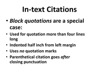 Mla style guide seminar8th ed brief version | PPT