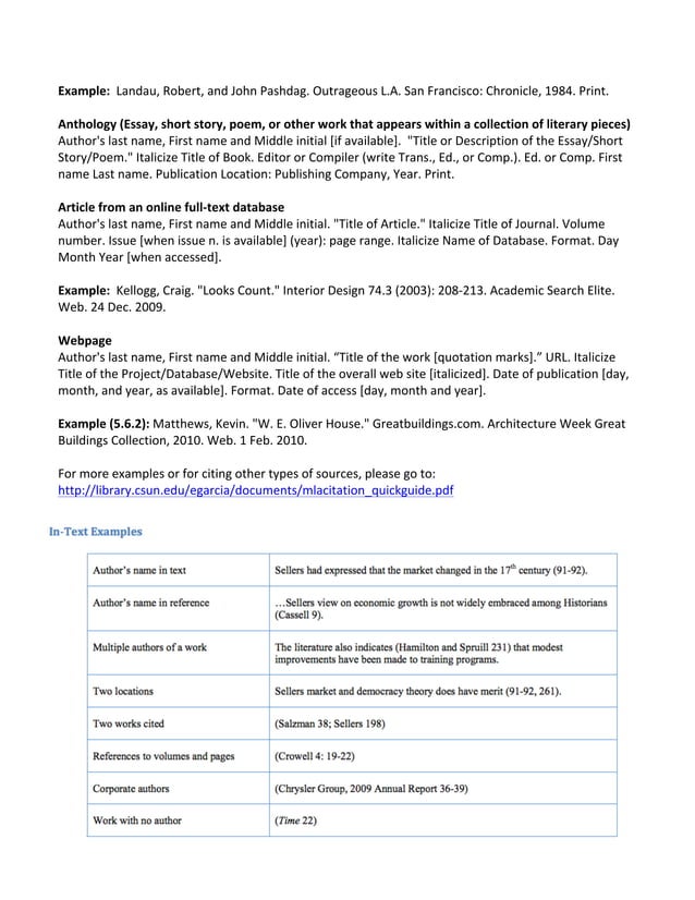 Mla style guide – your ips handbook for citation success | PDF