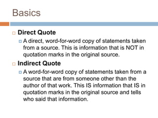 Mla style power point | PPTX