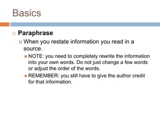 Mla style power point | PPTX