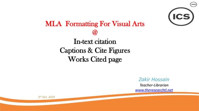 MLA for DP Visual Arts Comparative Study | PPTX