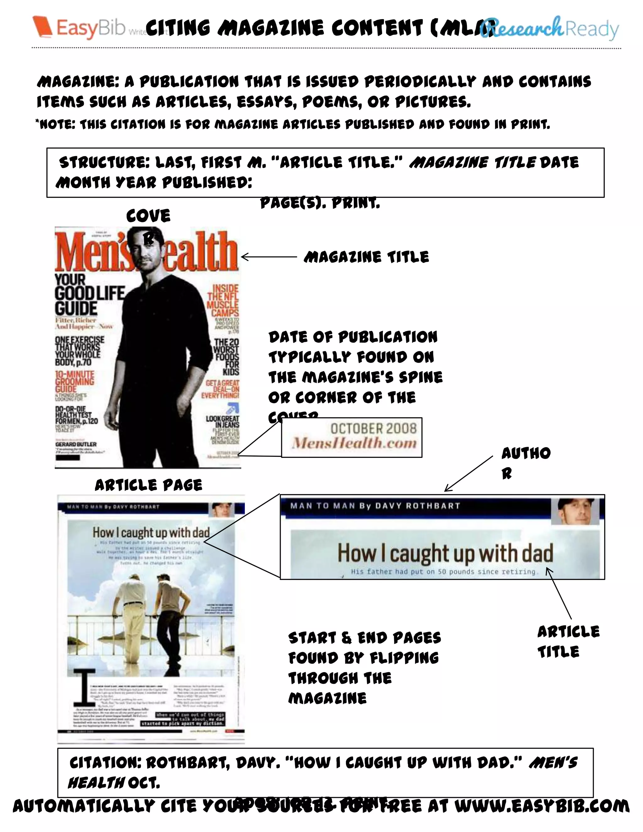 MLA 7 Visual Guide - Magazines | PDF