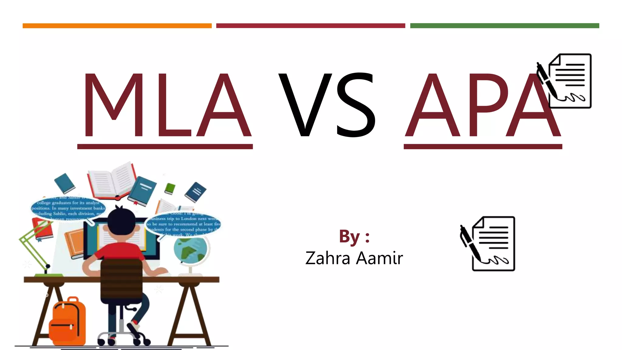 MLA VS APA. | PPTX