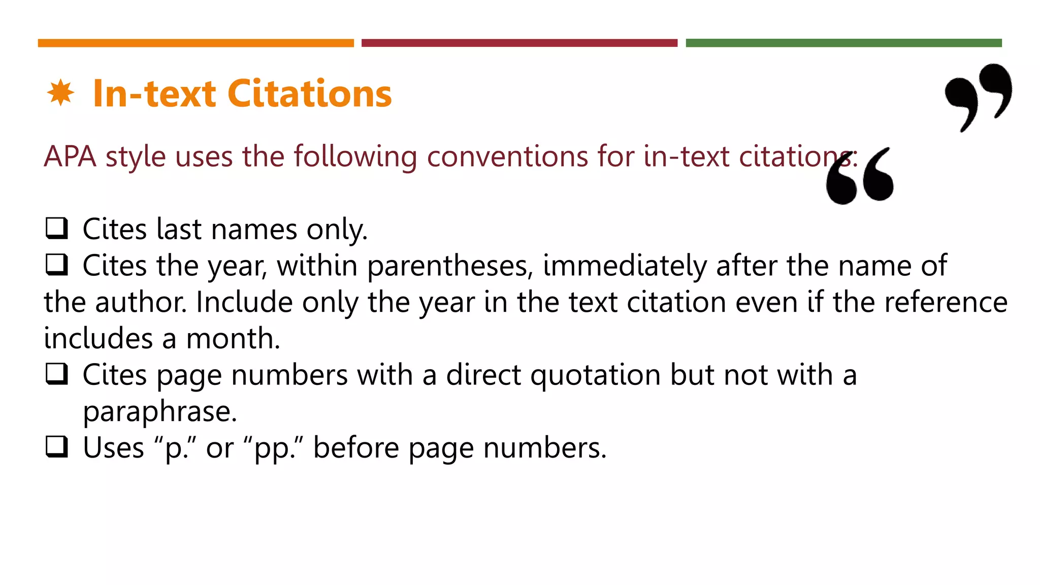 MLA VS APA. | PPTX