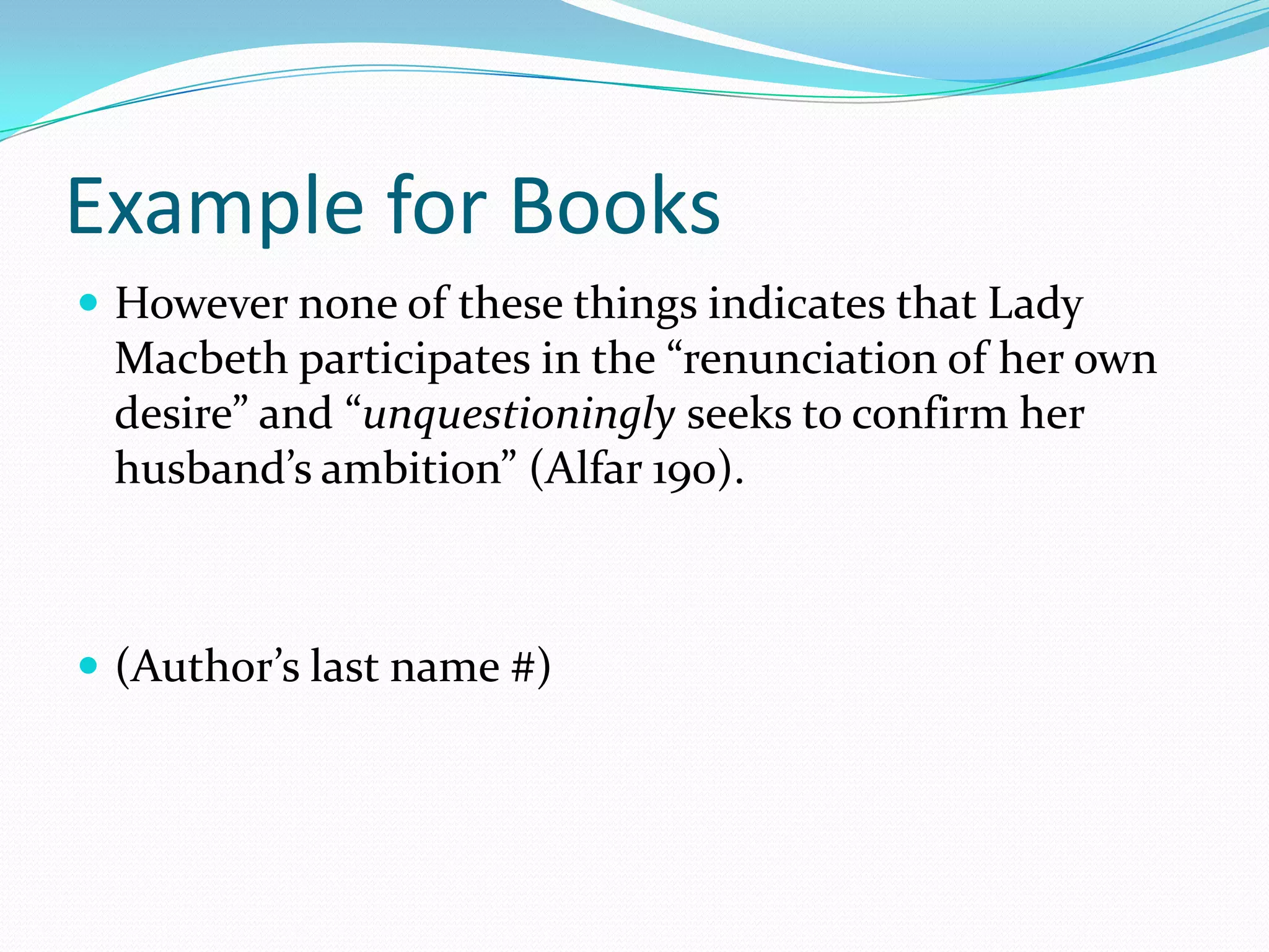 MLA Citations and Formatting Basics | PPT