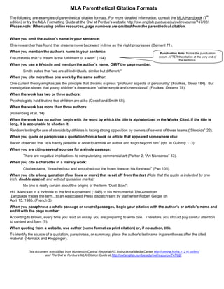 MLA | PDF