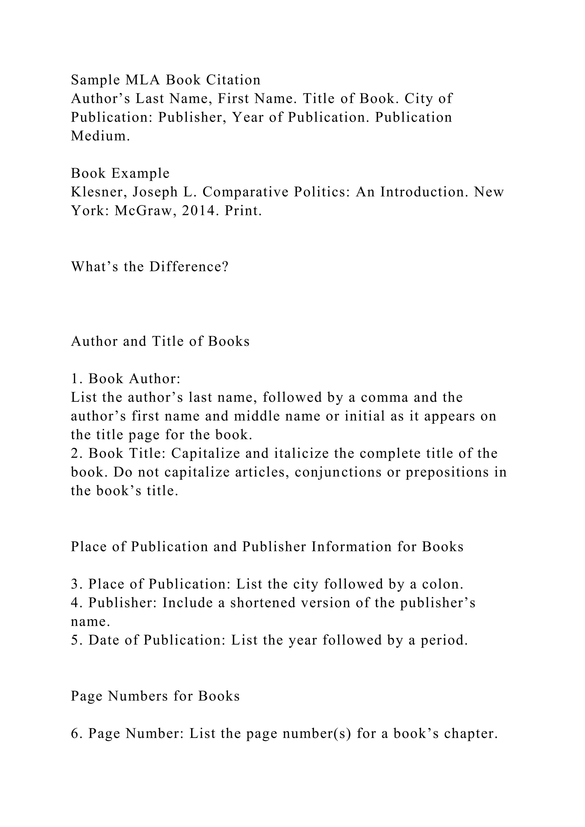 MLA Works Cited PageMLA FormatMLA FORMAT updated 2016.docx