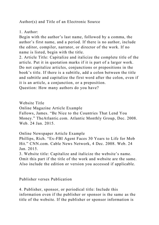 MLA Works Cited PageMLA FormatMLA FORMAT updated 2016.docx