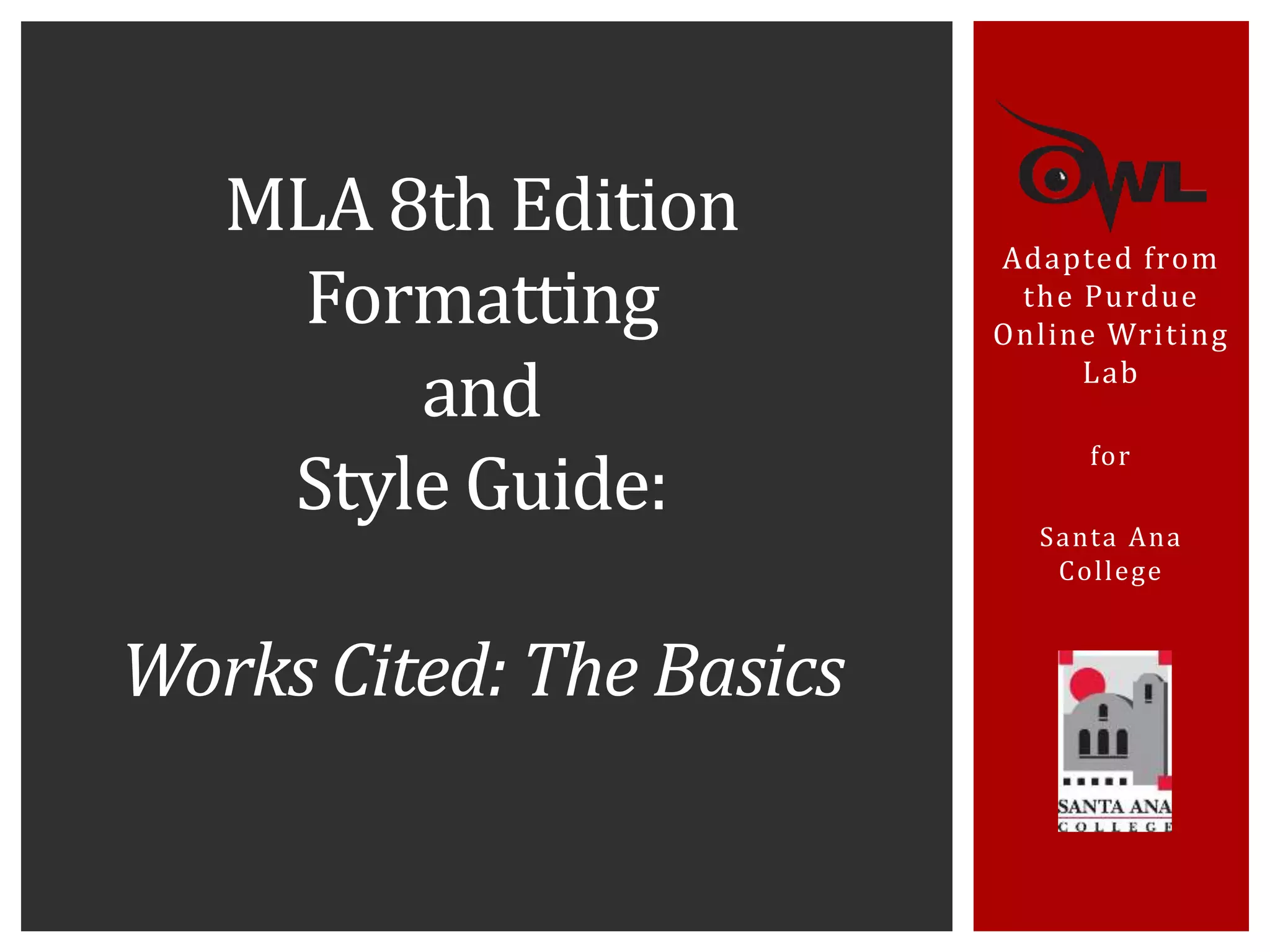 MLA Workshop 061X- Works Cited.pptx