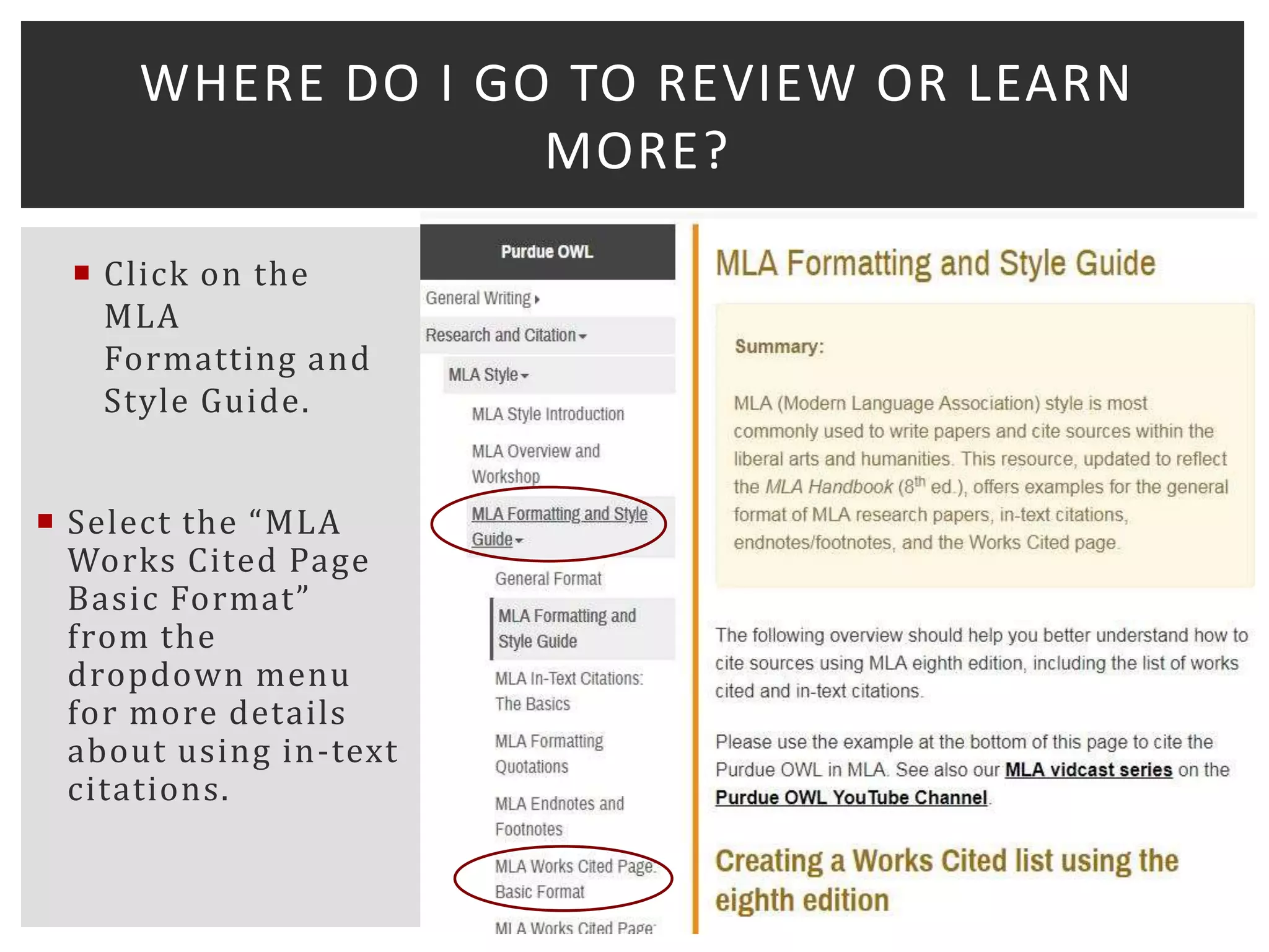 MLA Workshop 061X- Works Cited.pptx