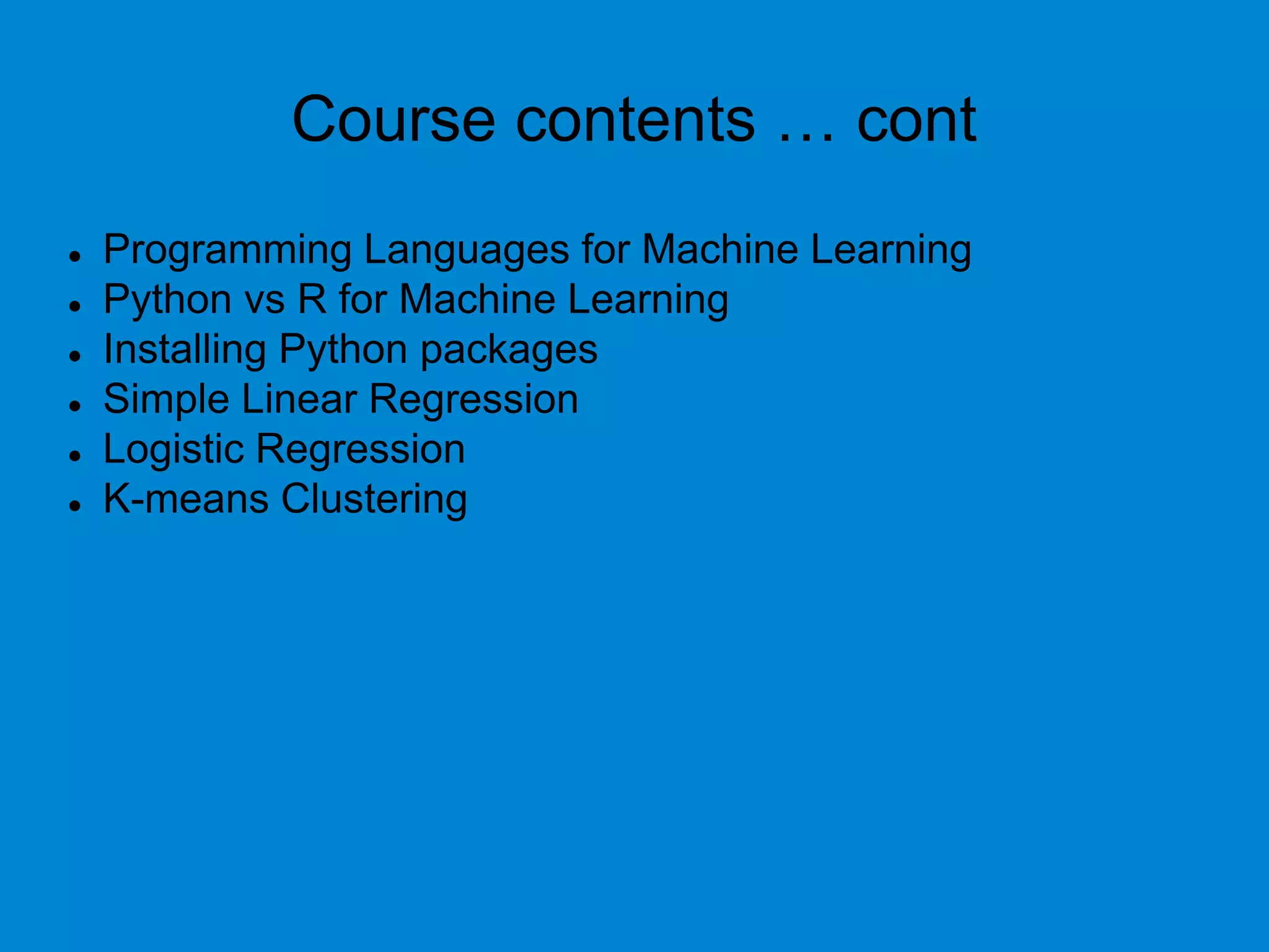 Machine Learning Basics | PPTX