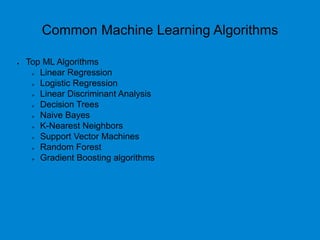 Machine Learning Basics | PPTX