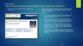 Machine Learning - Breast Cancer Diagnosis | PPTX