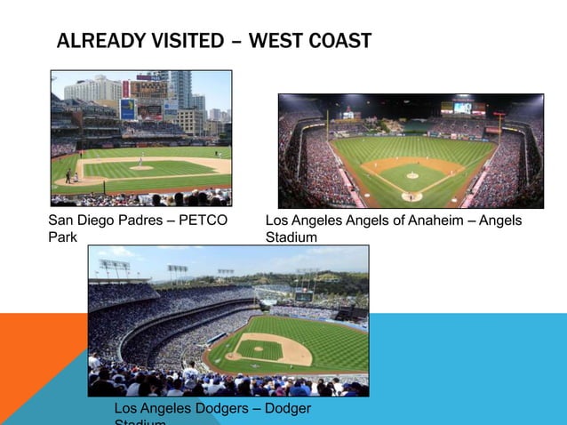 Mlb stadium tour | PPTX
