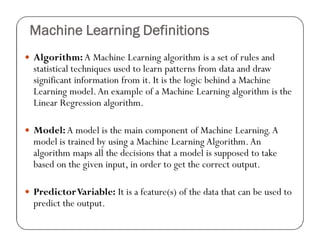 Machine Learning by Rj | PPT