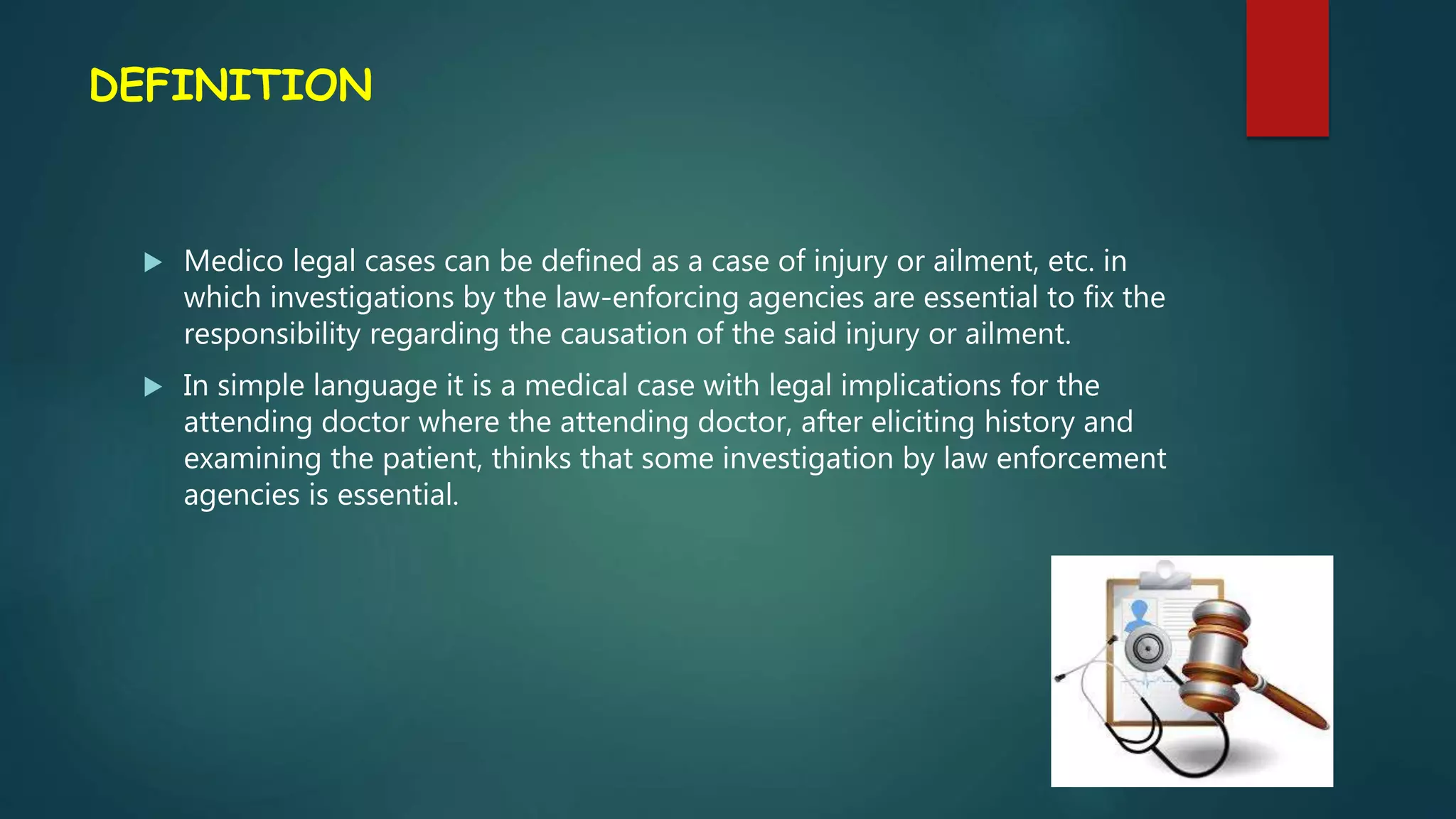 Medico-legal cases | PPTX