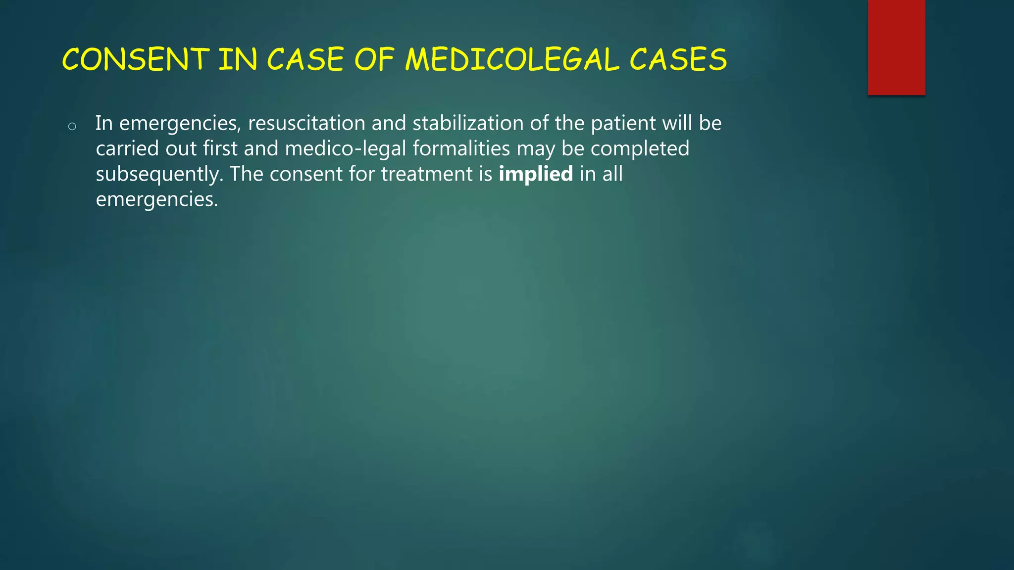 Medico-legal cases | PPTX