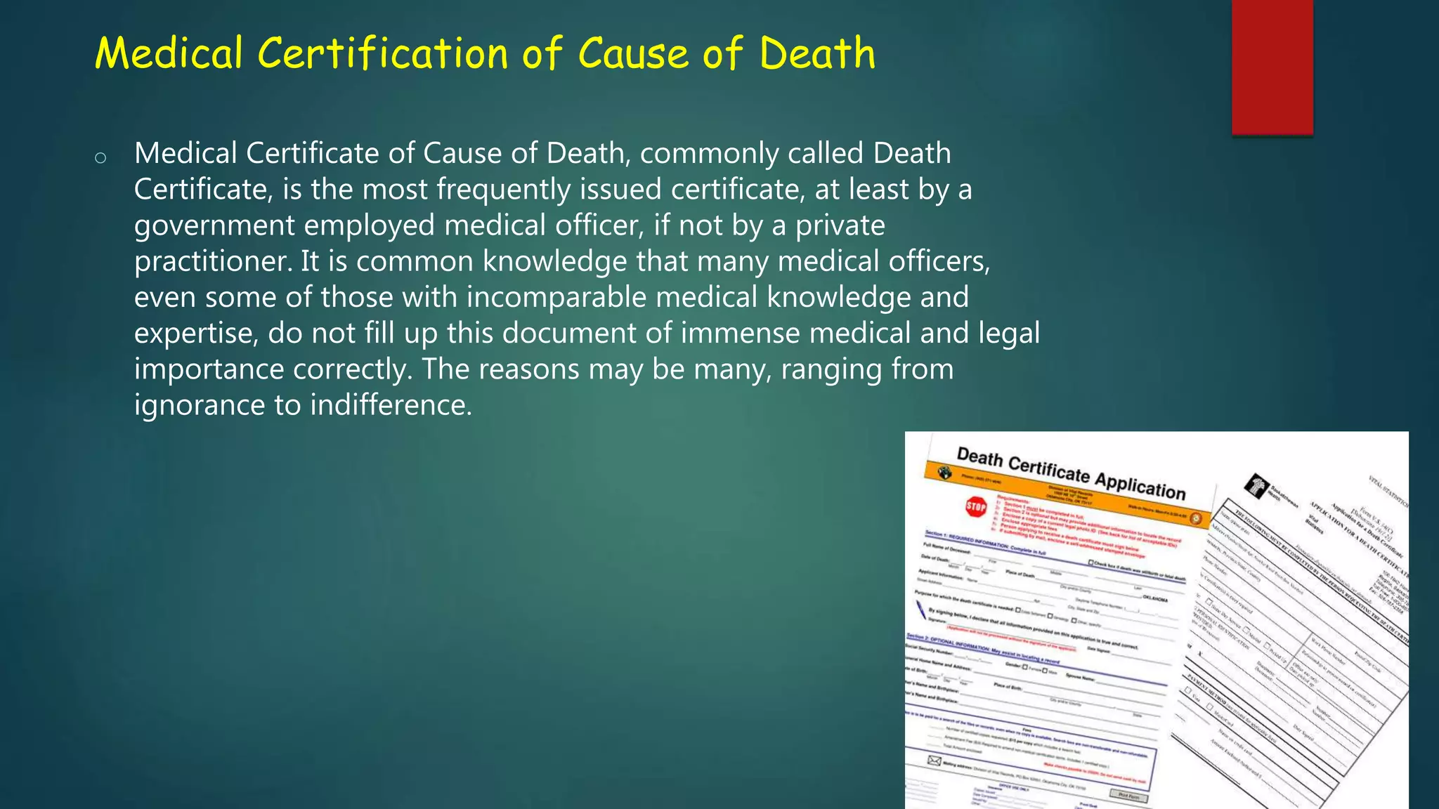 Medico-legal cases | PPTX