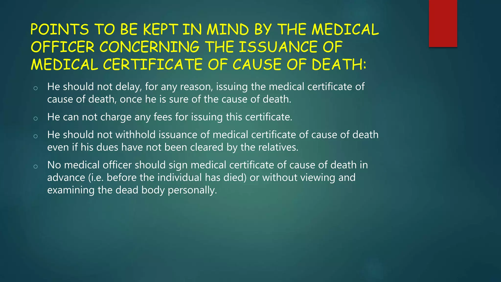 Medico-legal cases | PPTX